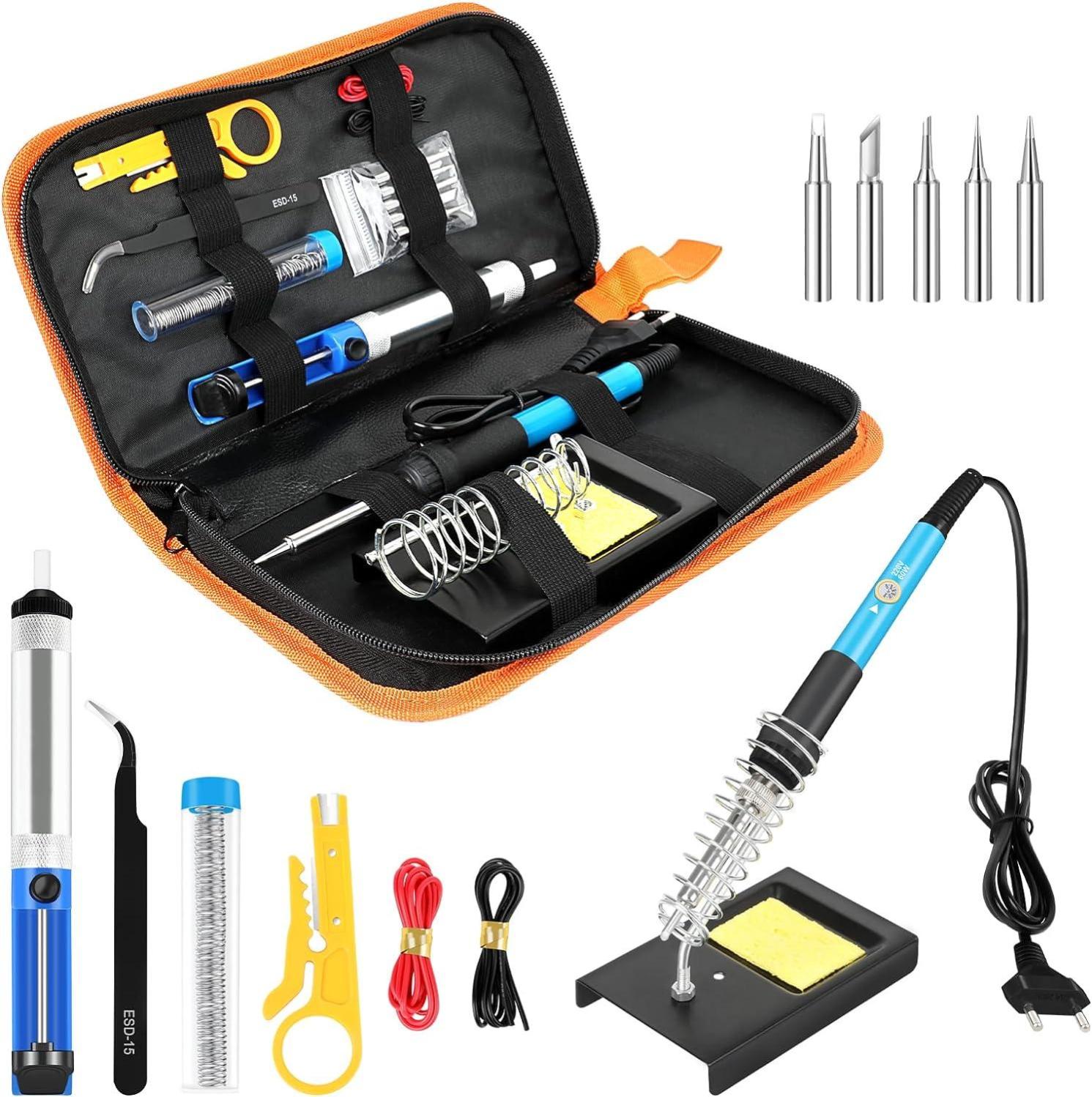 Fer à Souder Kit Complet Soudure électronique Outil 60W Température ...