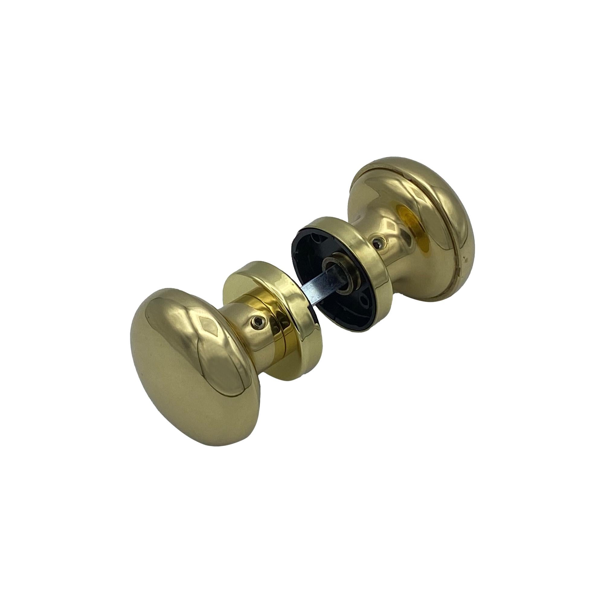 Pomolo per porta, D:60 mm, Full Torque, Alluminio. Finitura ottone ...