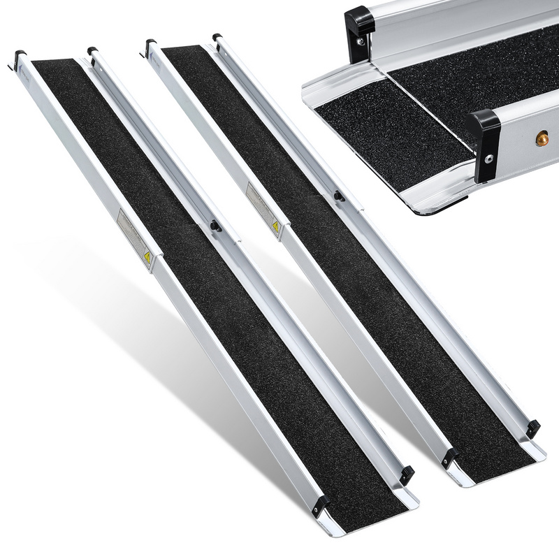 Rampe Fauteuil Roulant Rampe d'accès pliable Rampe télescopique en aluminium, ace antidérapante ...