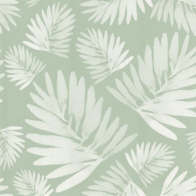 Kentia aguamarina blanco floral estilo romántico rollo 10m x 0,52m ...
