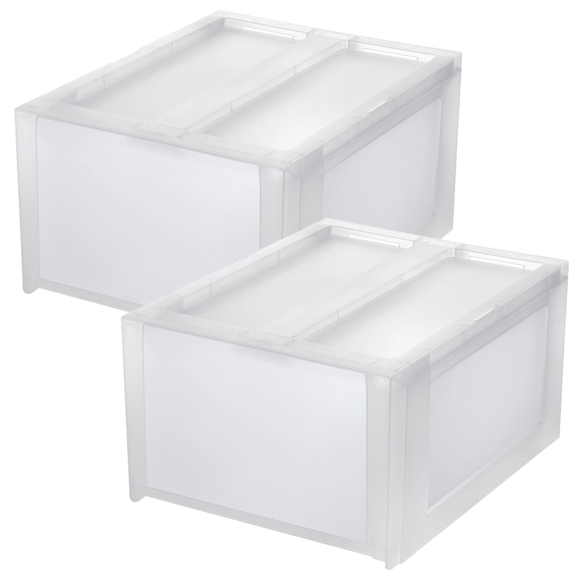 TONTARELLI Set de 2 cajas de almacenamiento "MODULAR" 13L | Leroy Merlin