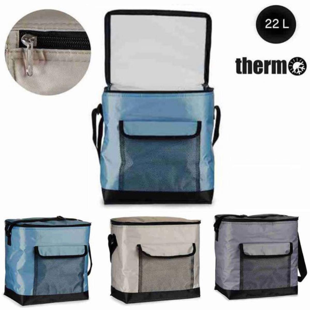 BORSA TERMICA 22LT FRIGO CAMPEGGIO ESCURSIONI PICNIC TERMICO CALDO ...