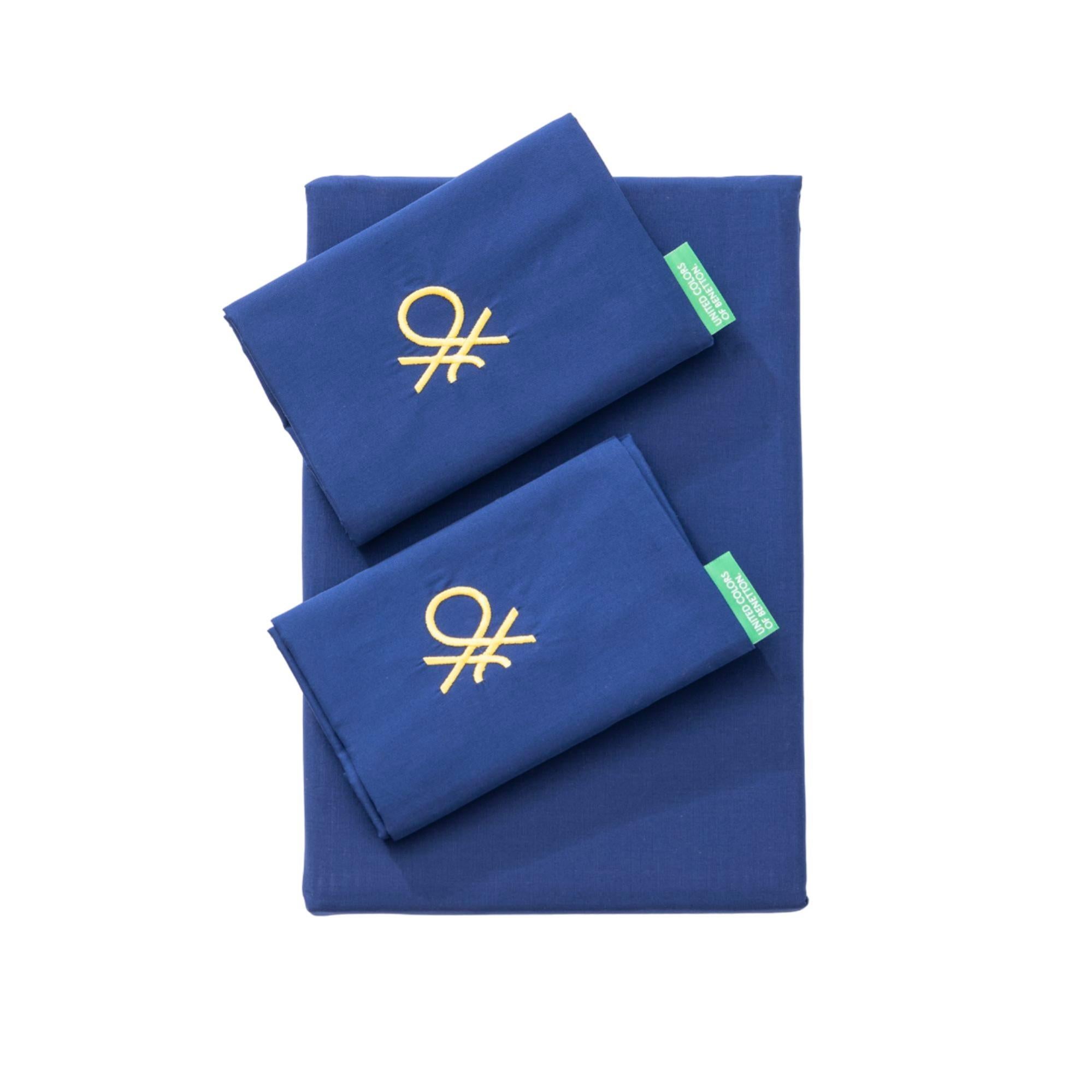 PARURE 4 PIÈCES KING: DRAP PLAT (260x280CM AVEC OURLET SIMPLE 5CM ...