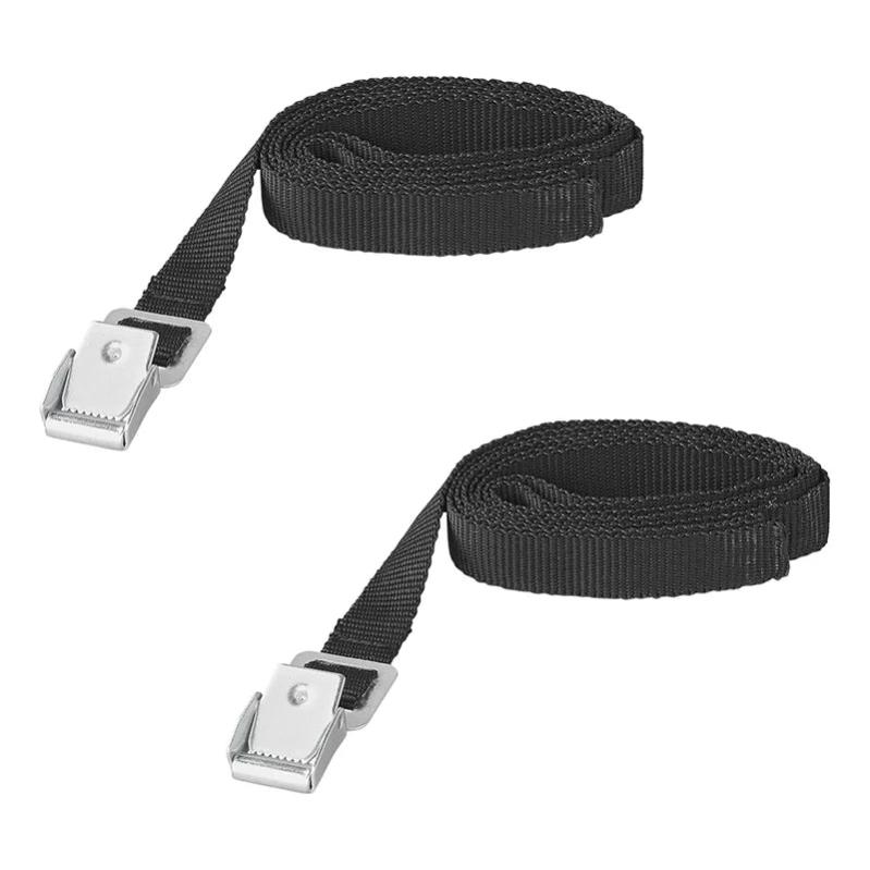 Sangles Avec Boucle En Métal 18mm-150cm Jeu De 2 Pièces | Leroy Merlin