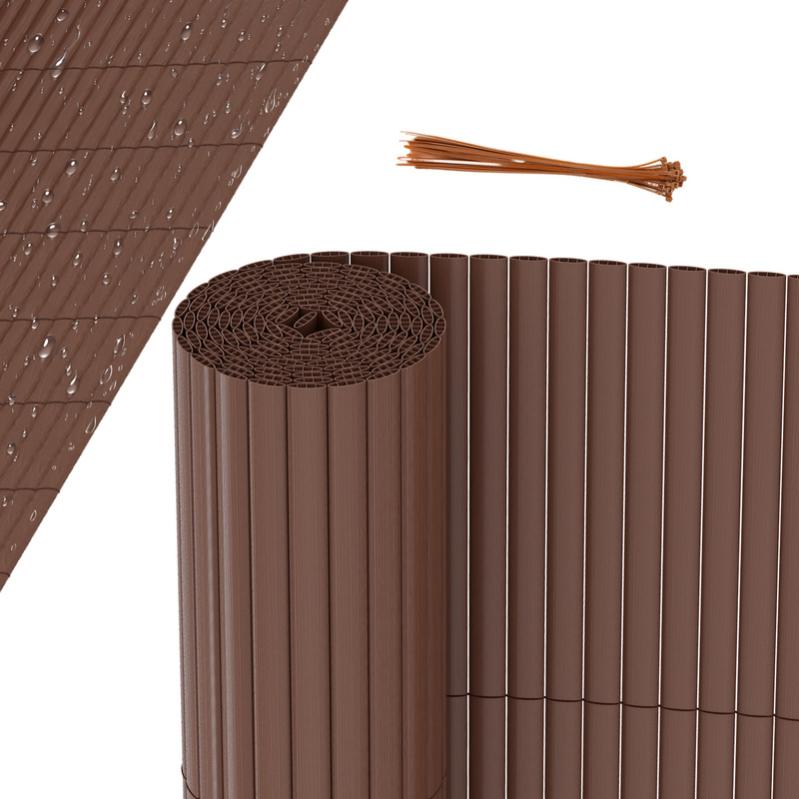 Recinzione oscurante in canna di PVC, per il giardino, balcone ...