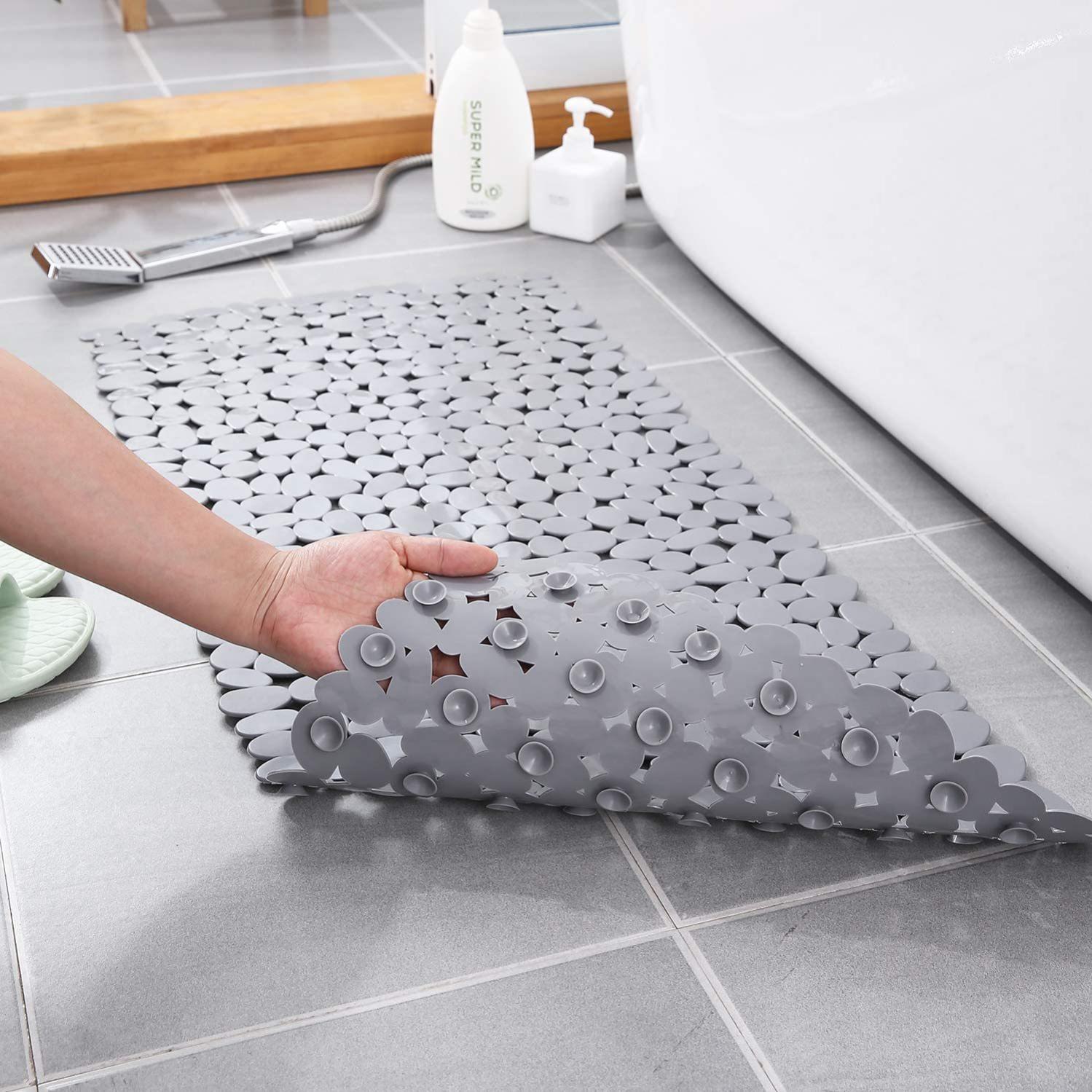 Tapis de baignoire, tapis à ventouse anti-chute pour le bain, tapis de ...