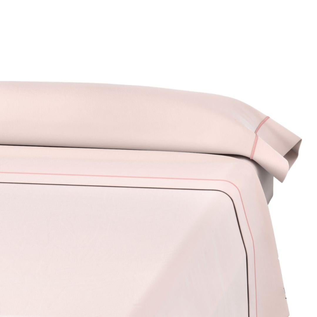 Ensemble de 3 pièces avec drap-housse uni rose ajustable jusqu'à 30cm ...