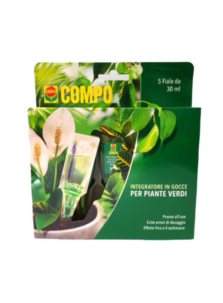 Compo integratore in gocce per piante verdi 5 fiale | Leroy Merlin
