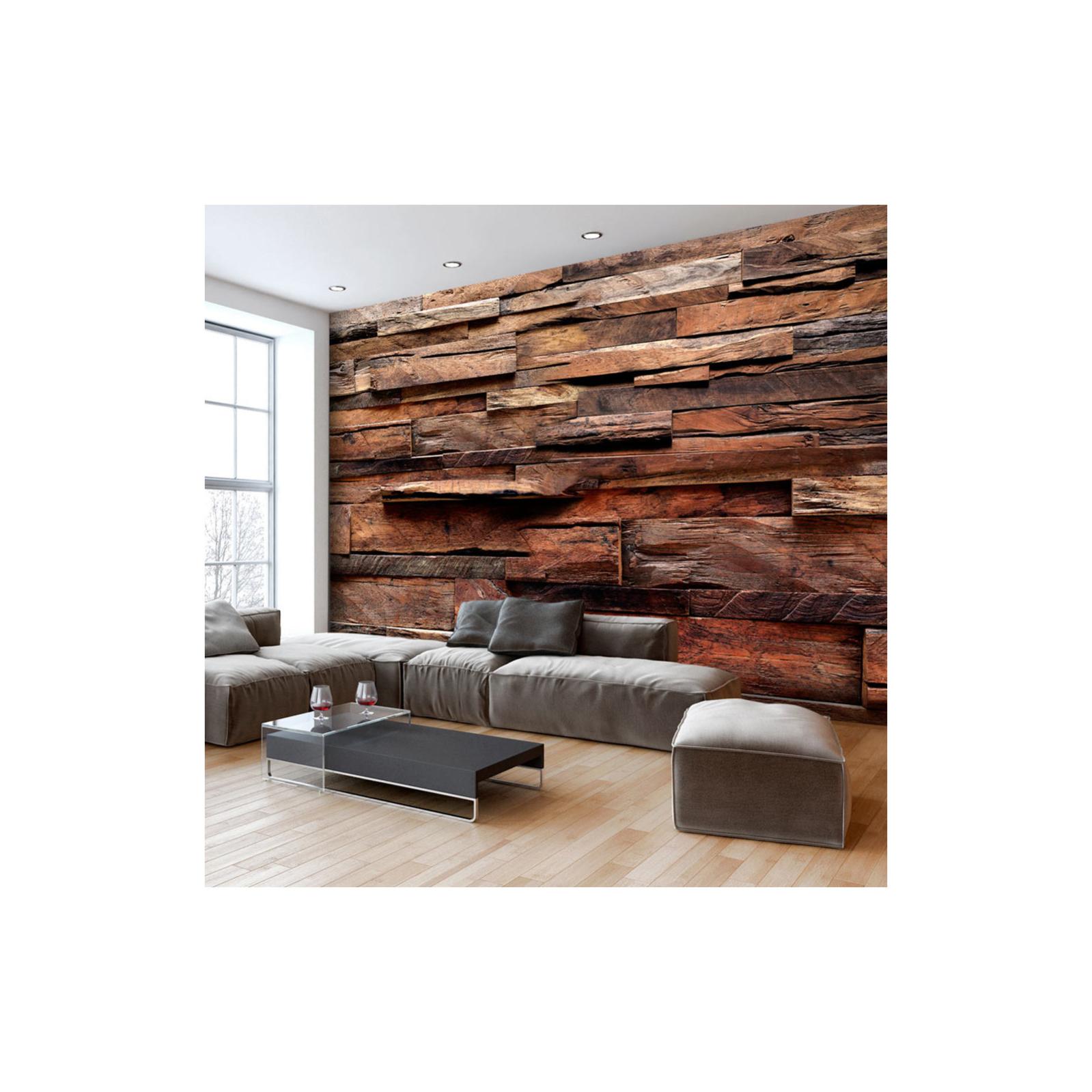 Papier peint Rustic Style: Forest Cottage - 150 x 105 cm | Leroy Merlin