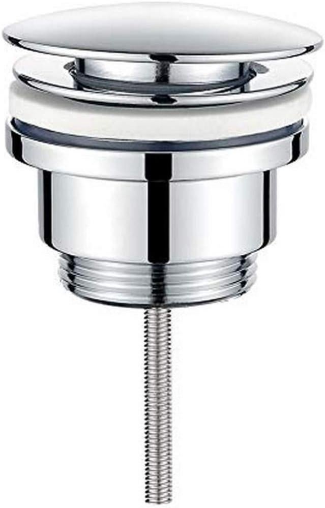 Bonde de lavabo clic-clac universelle - Laiton chromé | Leroy Merlin