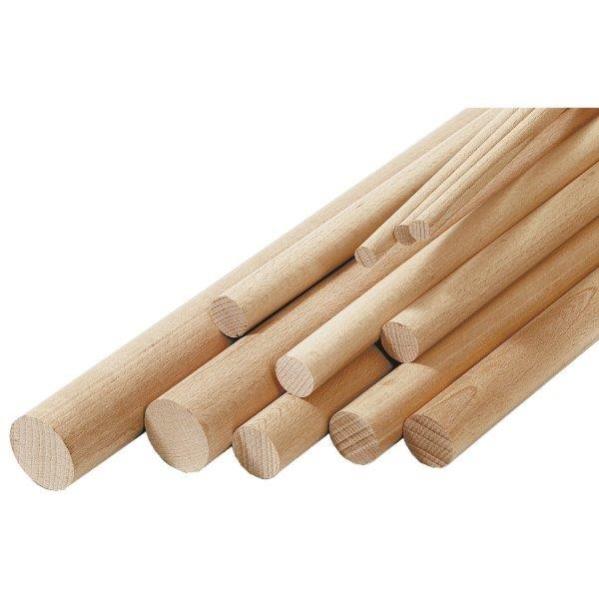 BASTONE TONDO LEGNO DURO 15 X 1000 MM | Leroy Merlin