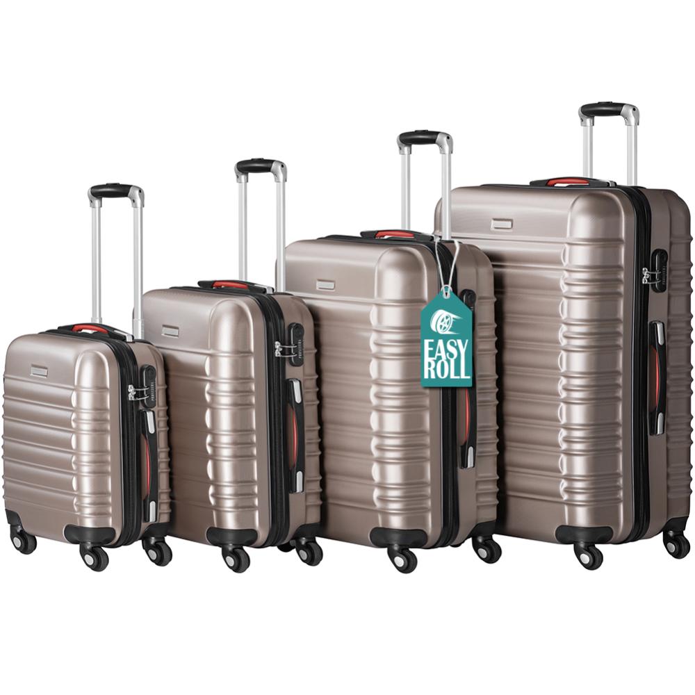 Set 4 Valigie Rigide con Ruote Easy Roll Bagaglio mano Viaggio ...