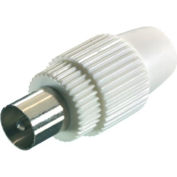 Vivanco 48000 Connettore Antenna Coassiale Maschio Bianco | Leroy Merlin