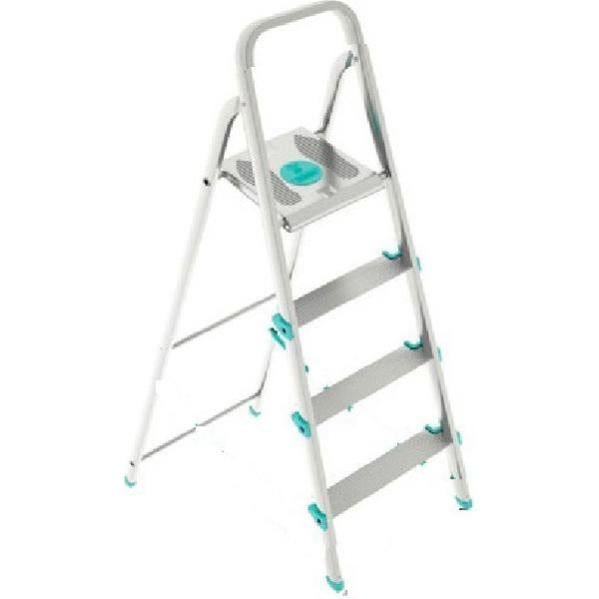 Xtra S107A03W Scala Alluminio Scaletto 3 gradini Domestico Piedini ...