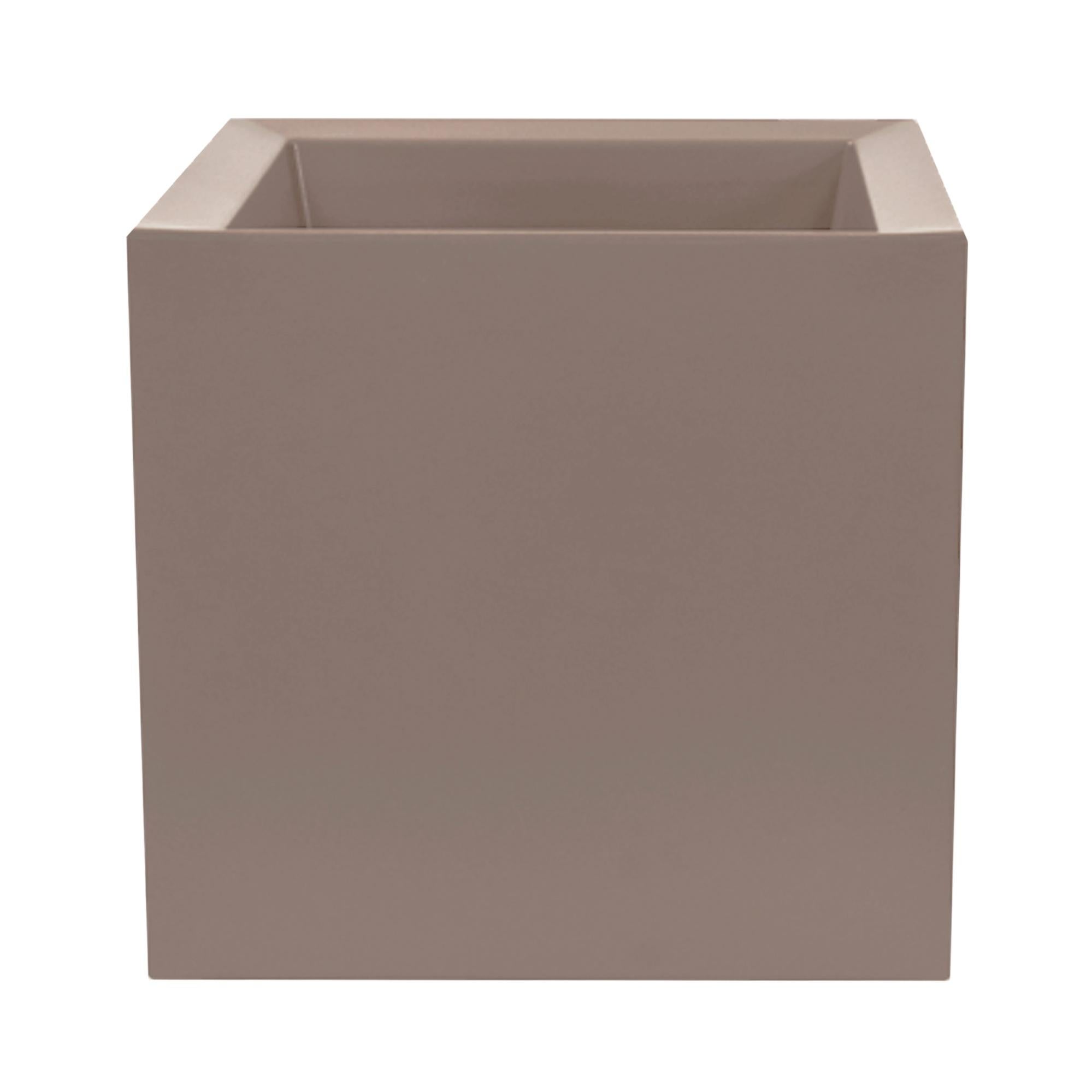 Pot de fleur en ciment 40cm 57L | Leroy Merlin