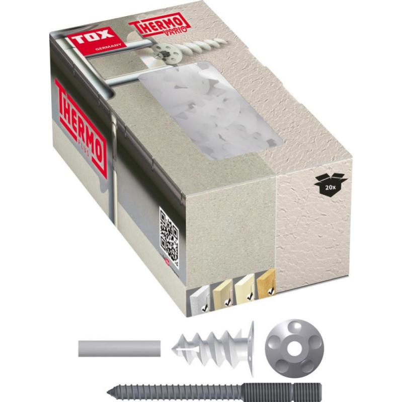 Set Fixation de tuyau de descente TOX Thermo Vario KT (Par 25) | Leroy ...