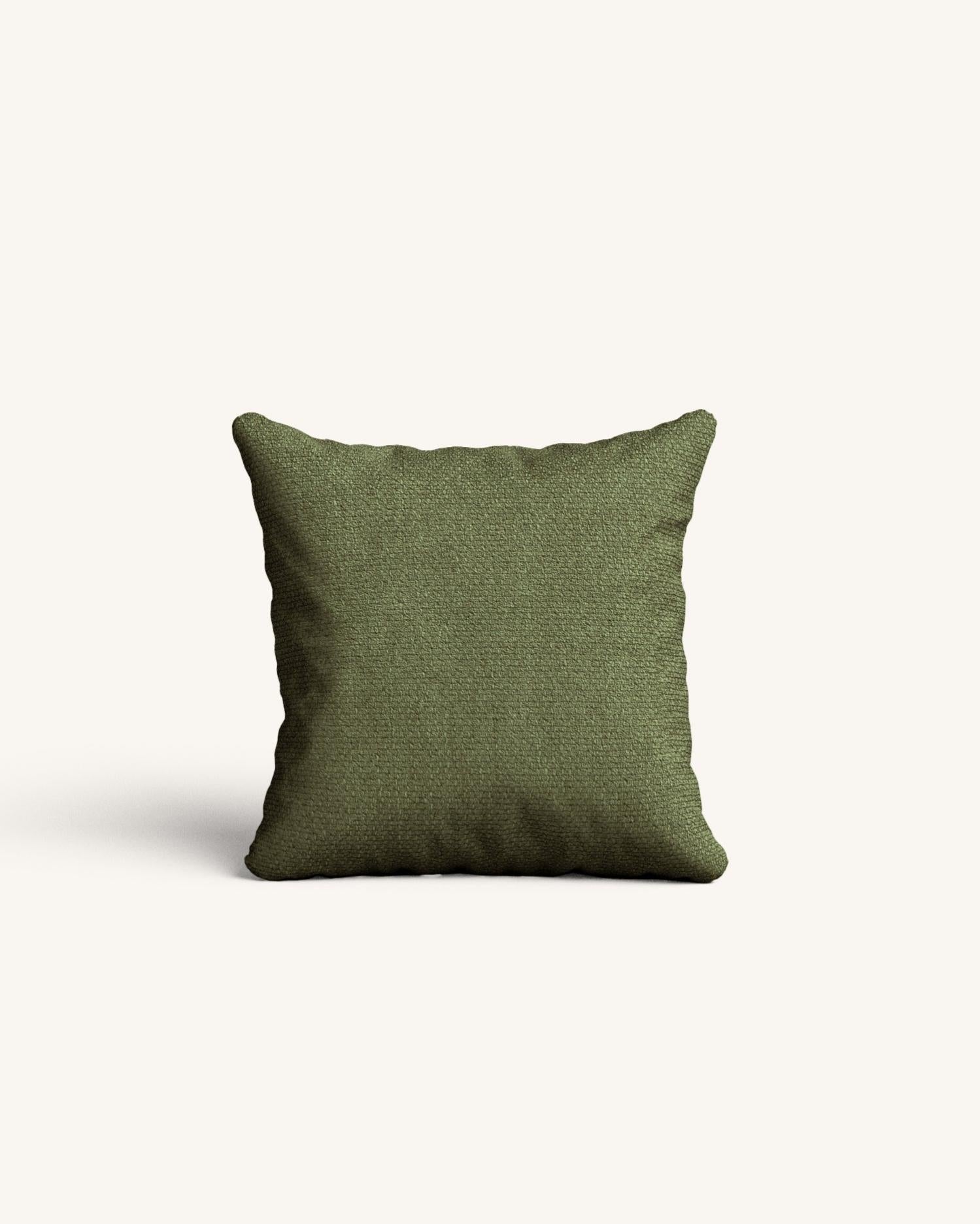 ENZO Coussin vert 40 x 40 cm HANNUN | Leroy Merlin
