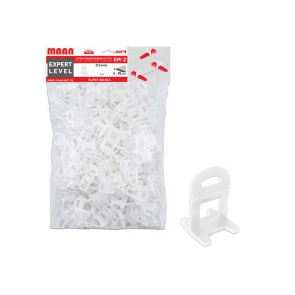 Calzos de nivelación MAAN 0,5 mm. Bolsa 300 uds. | Leroy Merlin