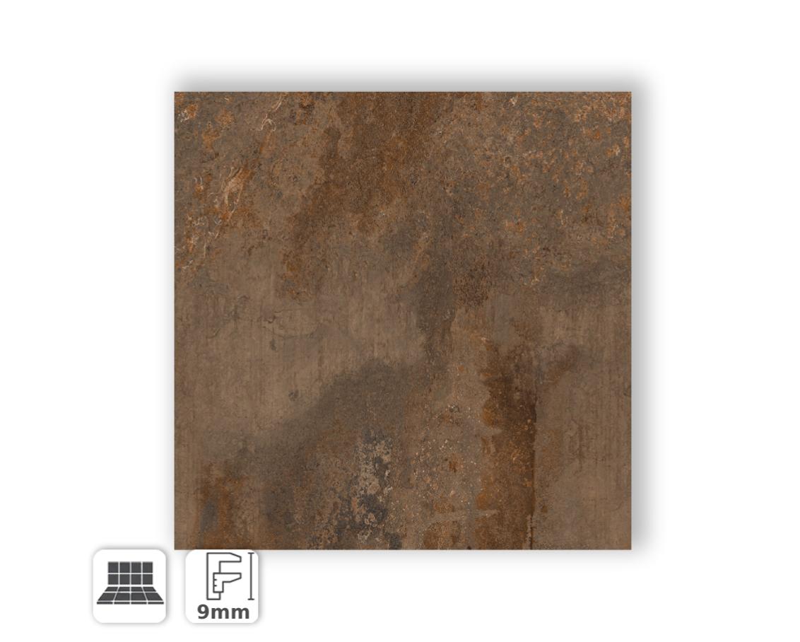 GRES PORCELLANATO EFFETTO METALLO OSSIDATO CORTEN 60X60 | Leroy Merlin