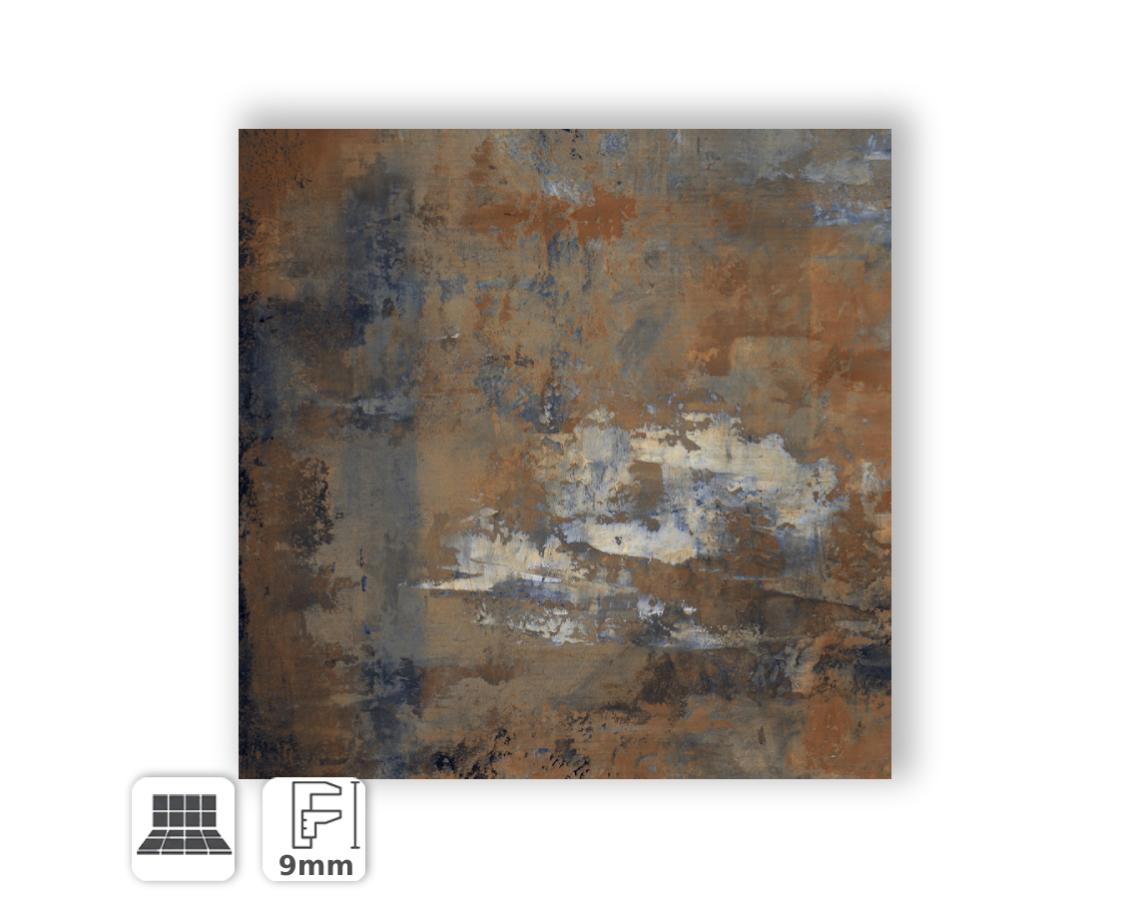 GRES PORCELLANATO EFFETTO CEMENTO INDUSTRIALE CORTEN 60X60 | Leroy Merlin