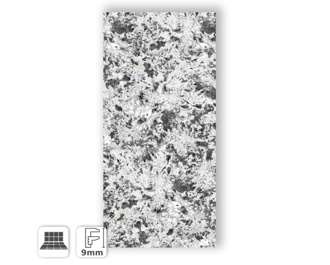 GRÈS CÉRAME EFFET GRANIT BLANC BRILLANT 60X120 | Leroy Merlin