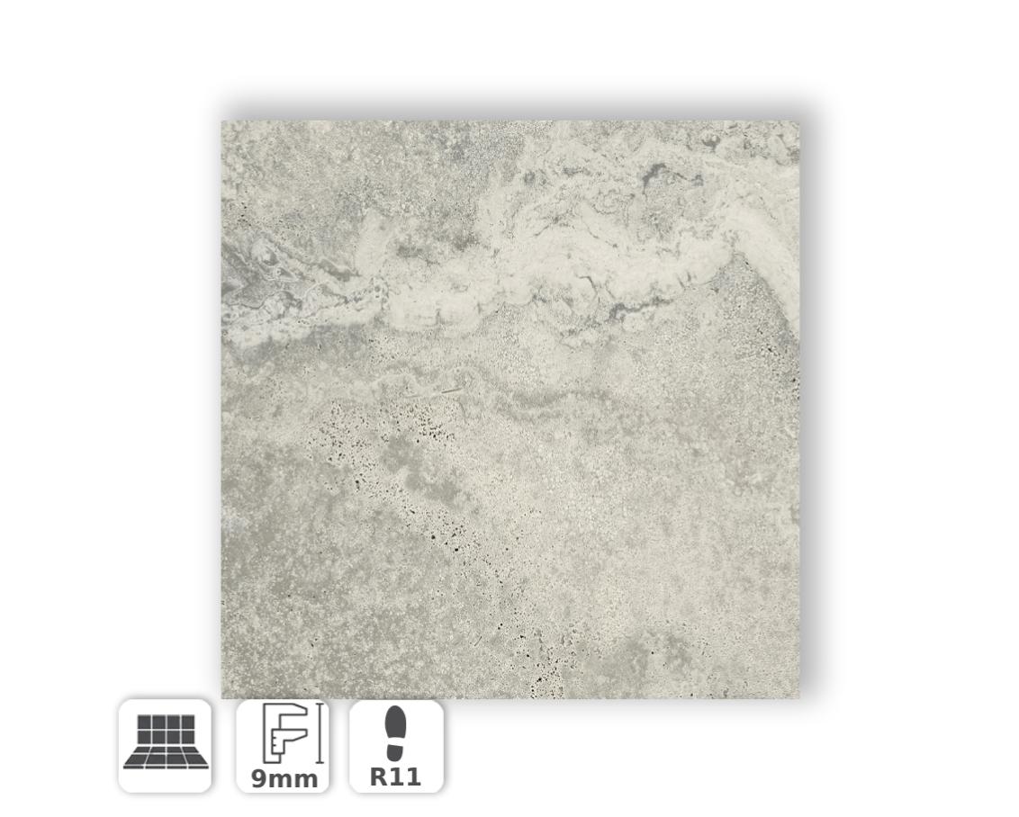 GRES PORCELANICO SUAVE ANTIDESLIZANTE EFECTO MÁRMOL TRAVERTINO GRIS ...