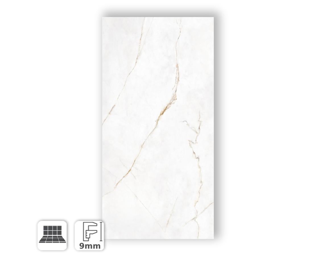 GRES PORCELLANATO EFFETTO MARMO CALACATTA GOLD EXTRA OPACO 60X120 | Leroy Merlin