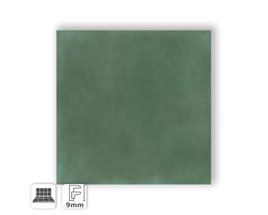 GRÈS CÉRAME EFFET CIMENT VERT 60X60 | Leroy Merlin