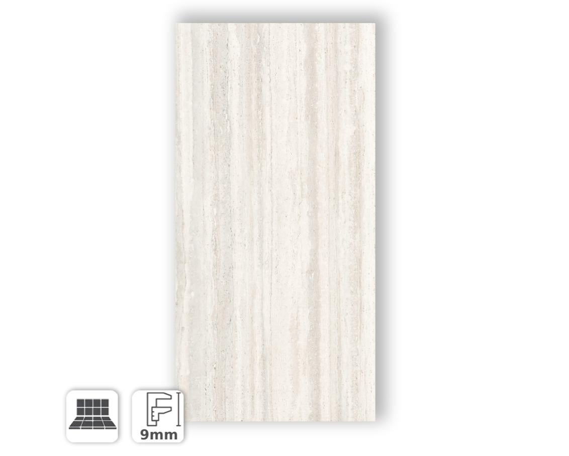 GRES PORCELANICO EFECTO MÁRMOL TRAVERTINO VETEADO BLANCO MATE 60X120 ...