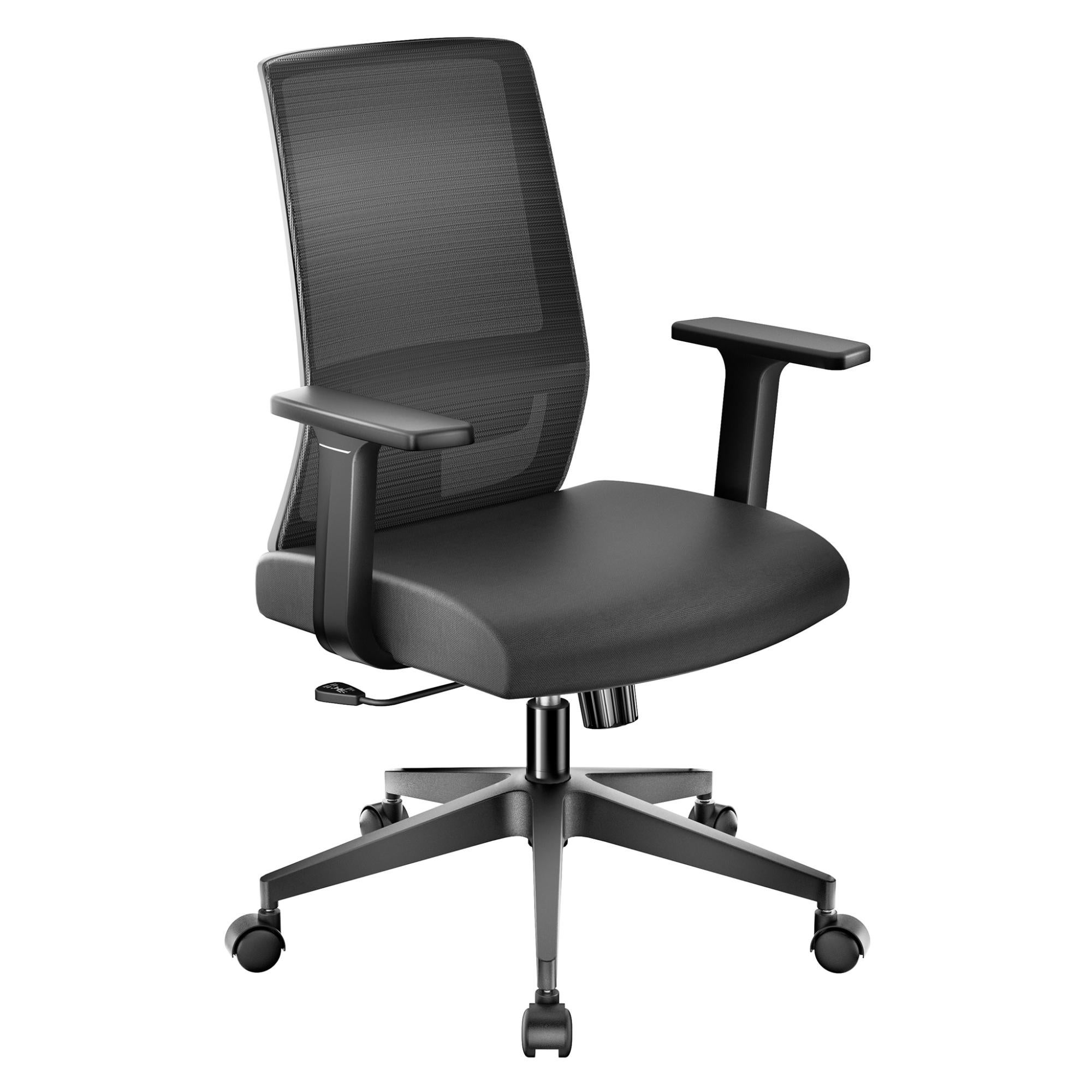 Wiltec Fauteuil de bureau Ergonomique Capacité 120 kg max. Pivotant 360 ...