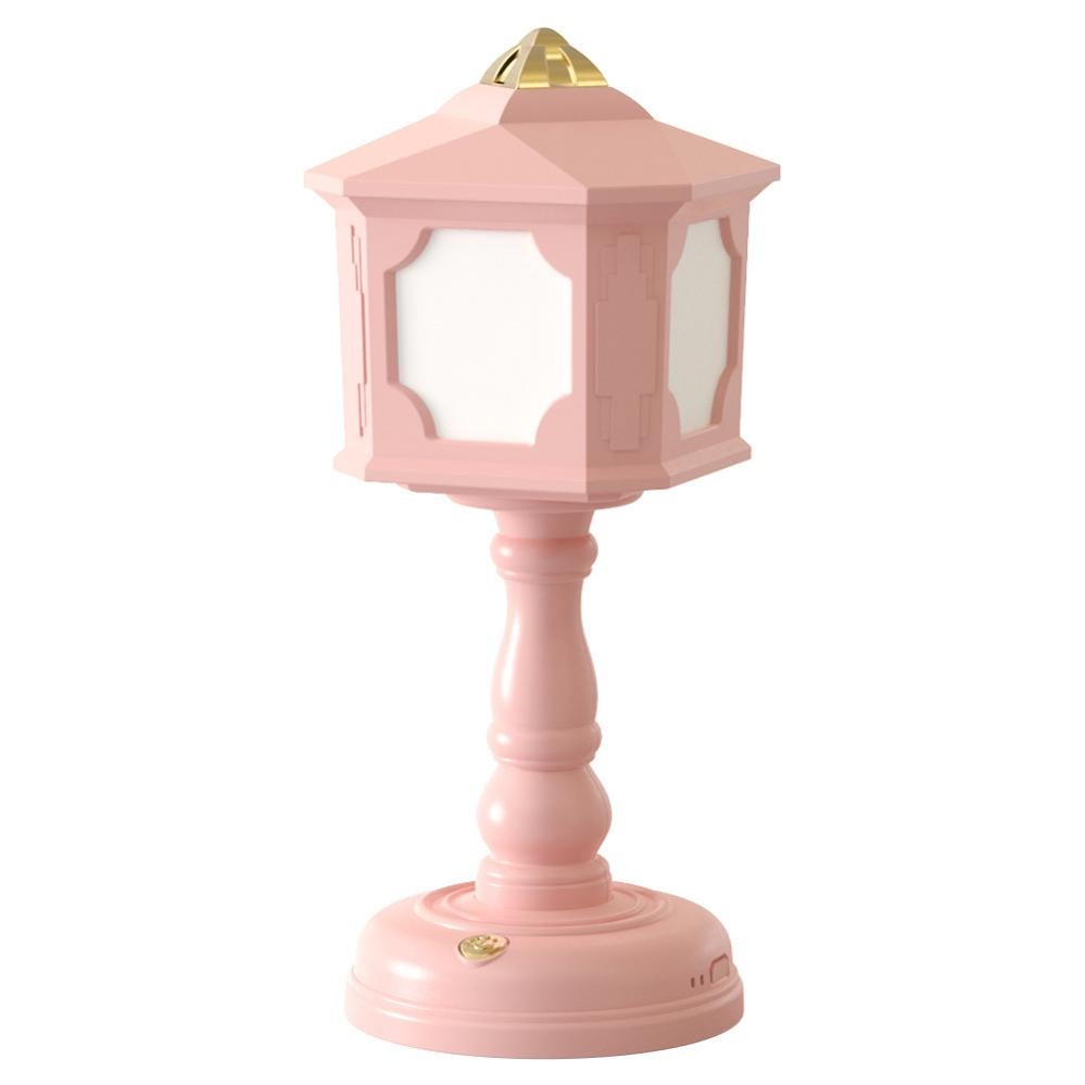 Mini lampe de bureau rétro LED, bouton de chargement USB, lampe de ...