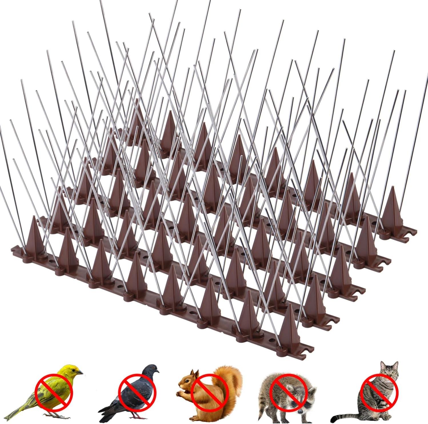 Paquete de 10 picos para pájaros al aire libre, picos de plástico para ...