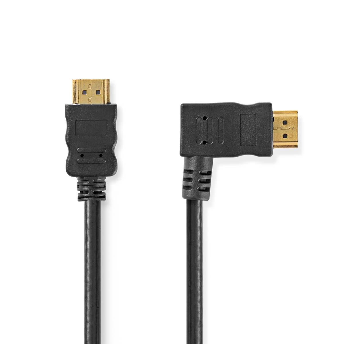 Câble HDMI coudé à droite haute vitesse avec Ethernet Noir (1.5 mètre ...