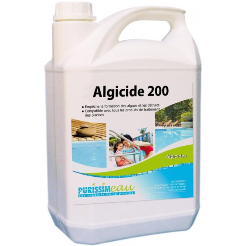 Algicide piscine 200 curatif préventif professionnel 5L PURISSIMEAU | Leroy Merlin