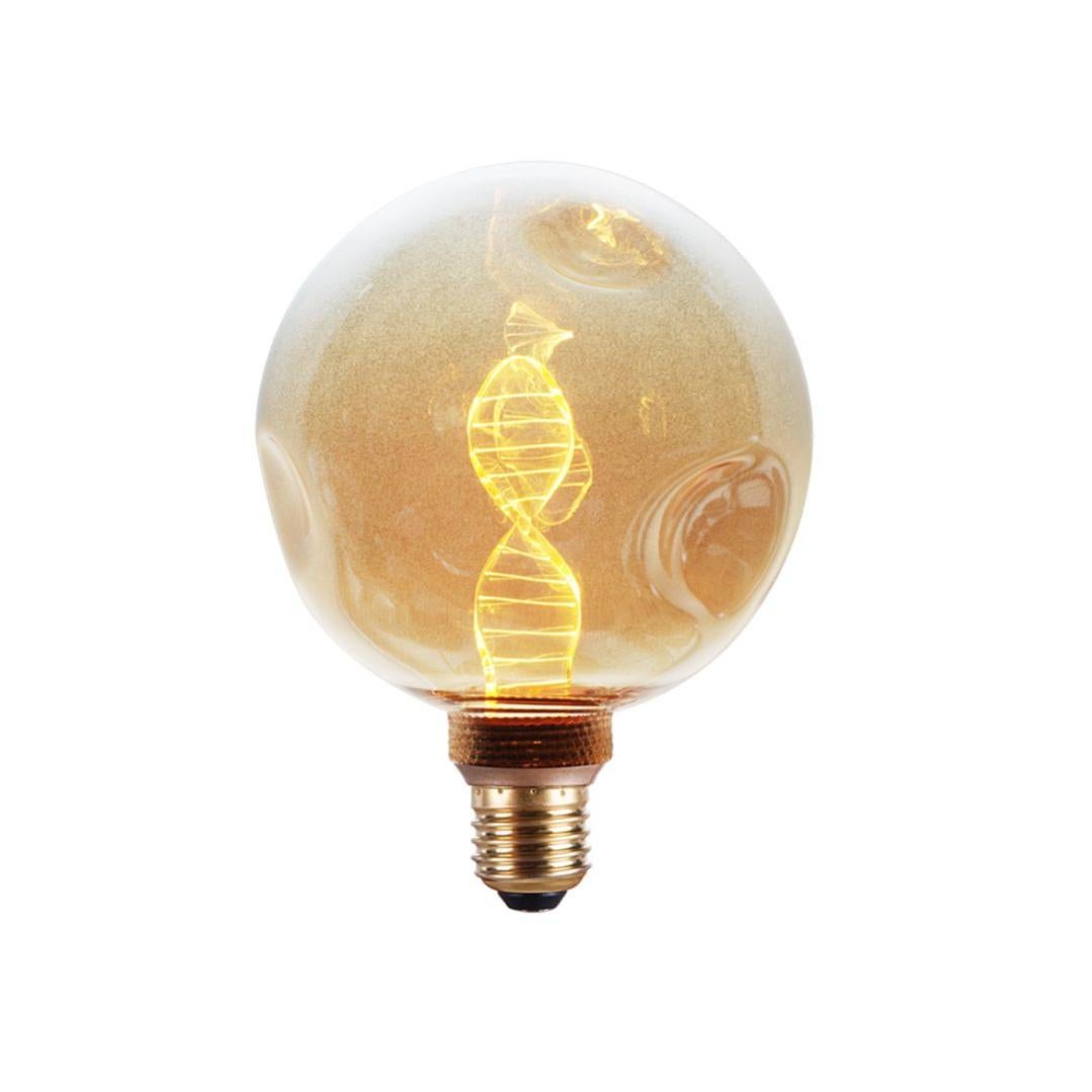 Ampoule Décorative à Filament Led E27 4w 1800k G175 Verre Doré | Leroy ...