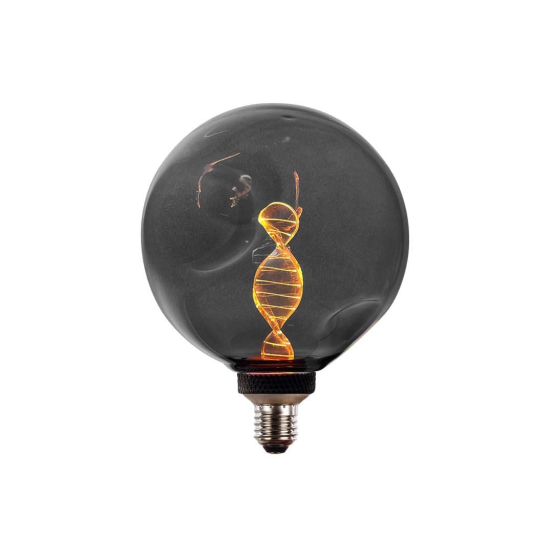 Ampoule Décorative à Filament Led E27 4w 1800k G175 Verre Gris | Leroy ...