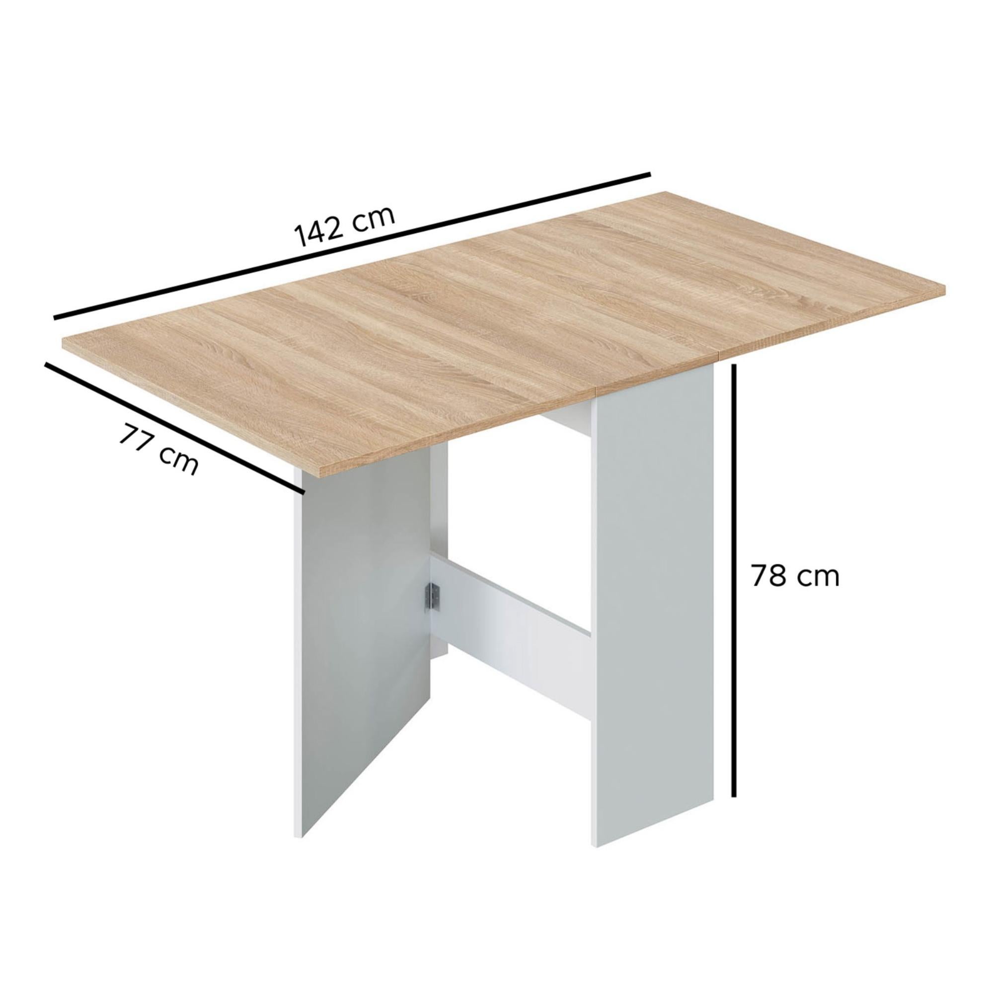 Table brancard rectangulaire 140x80x75cm en bois de hêtre SANS vernis ...