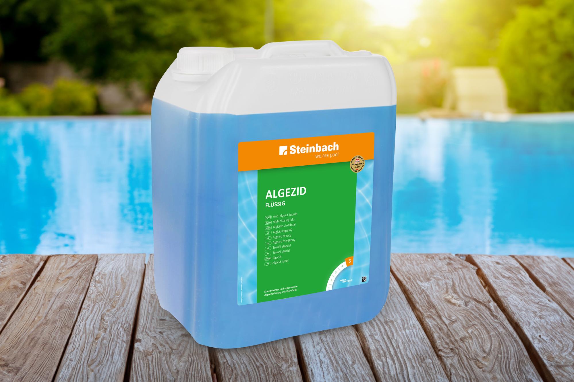 Anti-algues liquide AQUACORRECT - Algicide pour piscine 5L | Leroy Merlin
