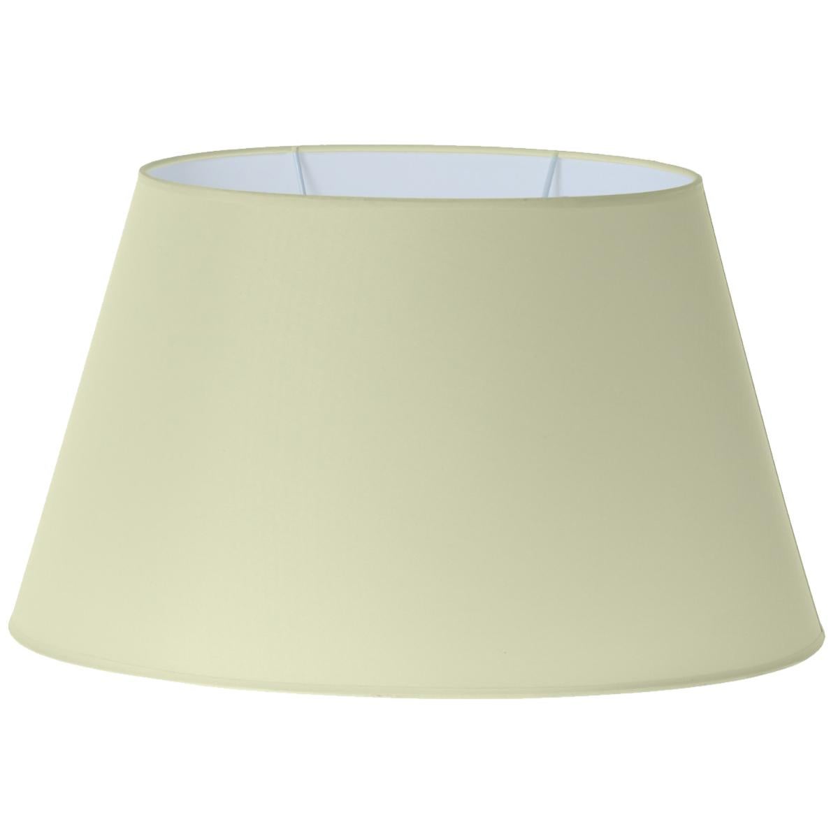 Grand abat jour ovale beige crème 50 cm | Leroy Merlin