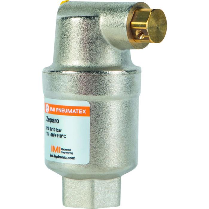 Purgeur d'air - IMI HYDRONIC - Zeparo ZUPN - Filetage femelle 1/2' | Leroy Merlin