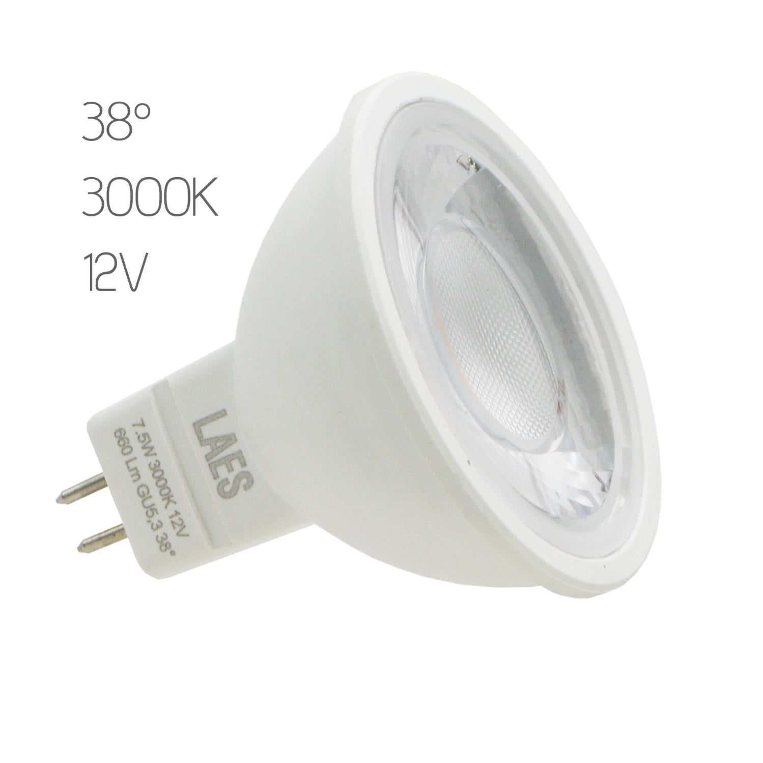 DICROICA 12V – 50mm ø - 7W - 3000K | Leroy Merlin