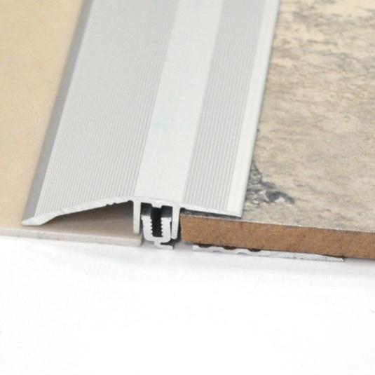 Barre de seuil Romus à visser 90 cm - Alu incolore - Rattrapage de ...