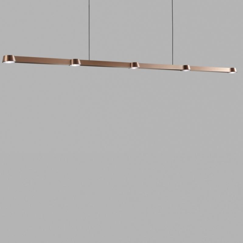 OPTIC LINEAR - suspension led 2m - Light Point - (rose or) | Leroy Merlin