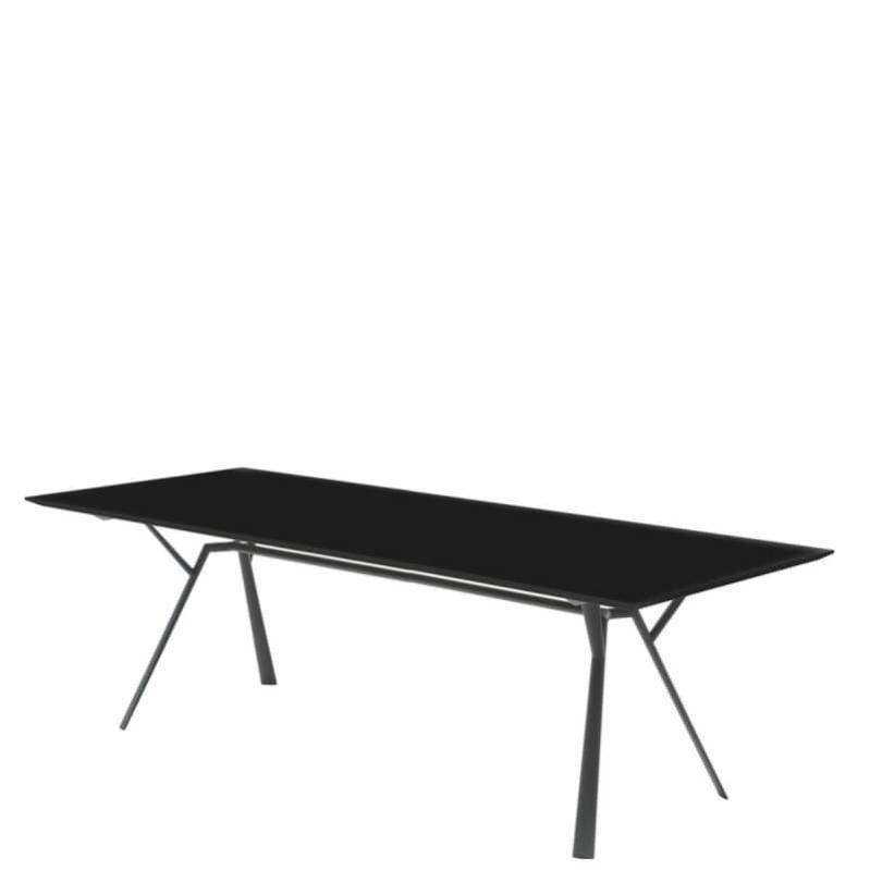 RADICE QUADRA - table en aluminium 240 x 100 cm - Fast - (noir) | Leroy ...