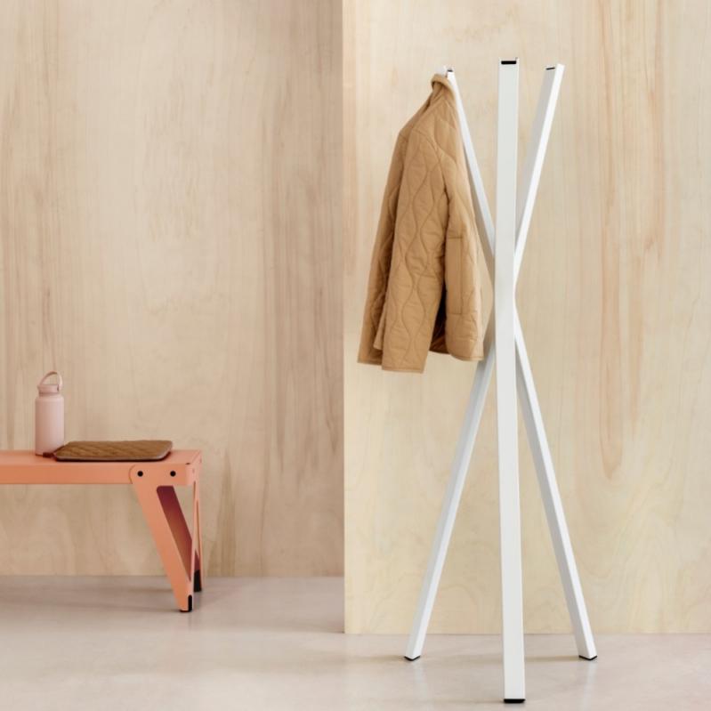 HJW - porte manteaux sur pied - Van Esch - (blanc) | Leroy Merlin