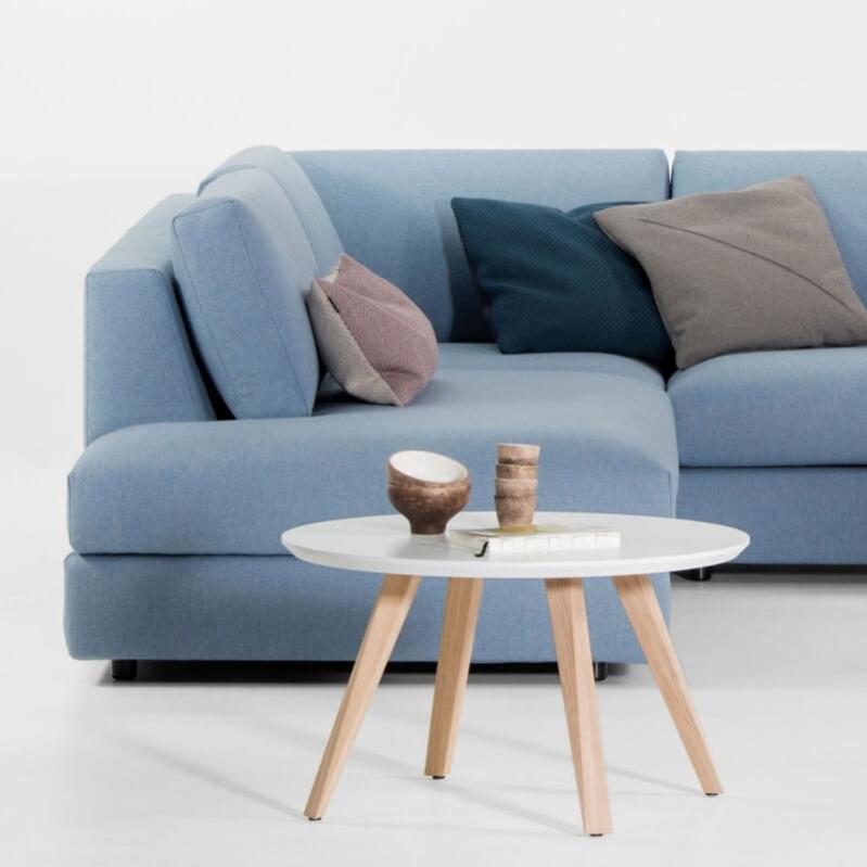 OBLIQUE - table basse ø 70 cm Fenix - Prostoria - (blanc) | Leroy Merlin