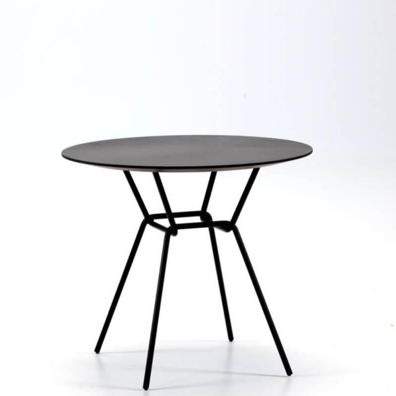 STRAIN - table basse ø52 cm en Fenix - Prostoria - (noir) | Leroy Merlin