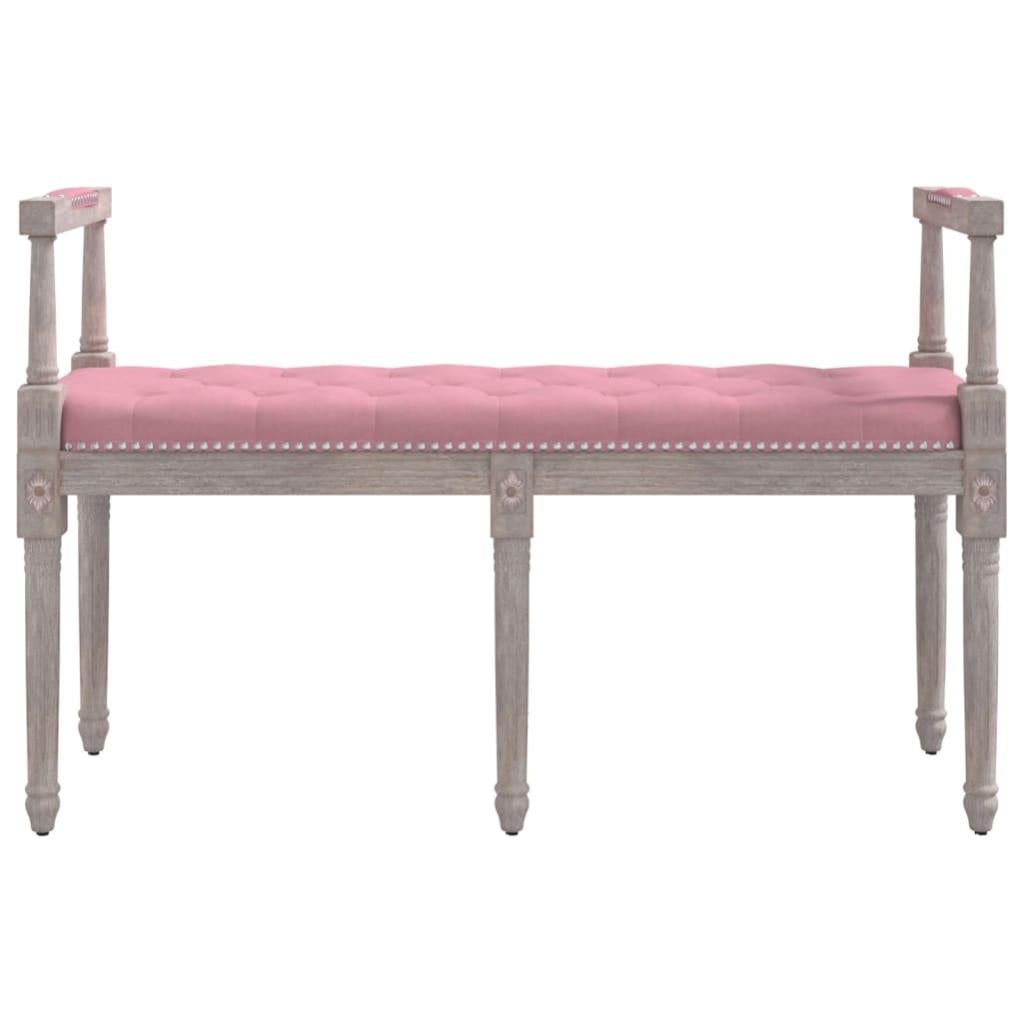 Banc Rose 110x40x70 Velours | Leroy Merlin