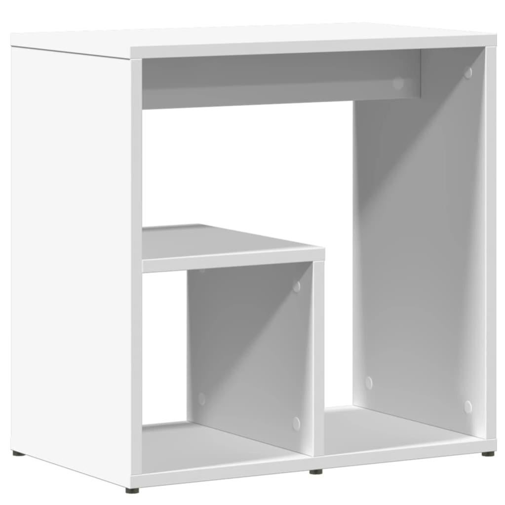 Table d'appoint blanc 50x30x50 bois d’ingénierie | Leroy Merlin