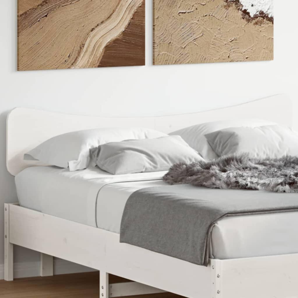 Tête de lit blanc 140cm bois massif de pin | Leroy Merlin
